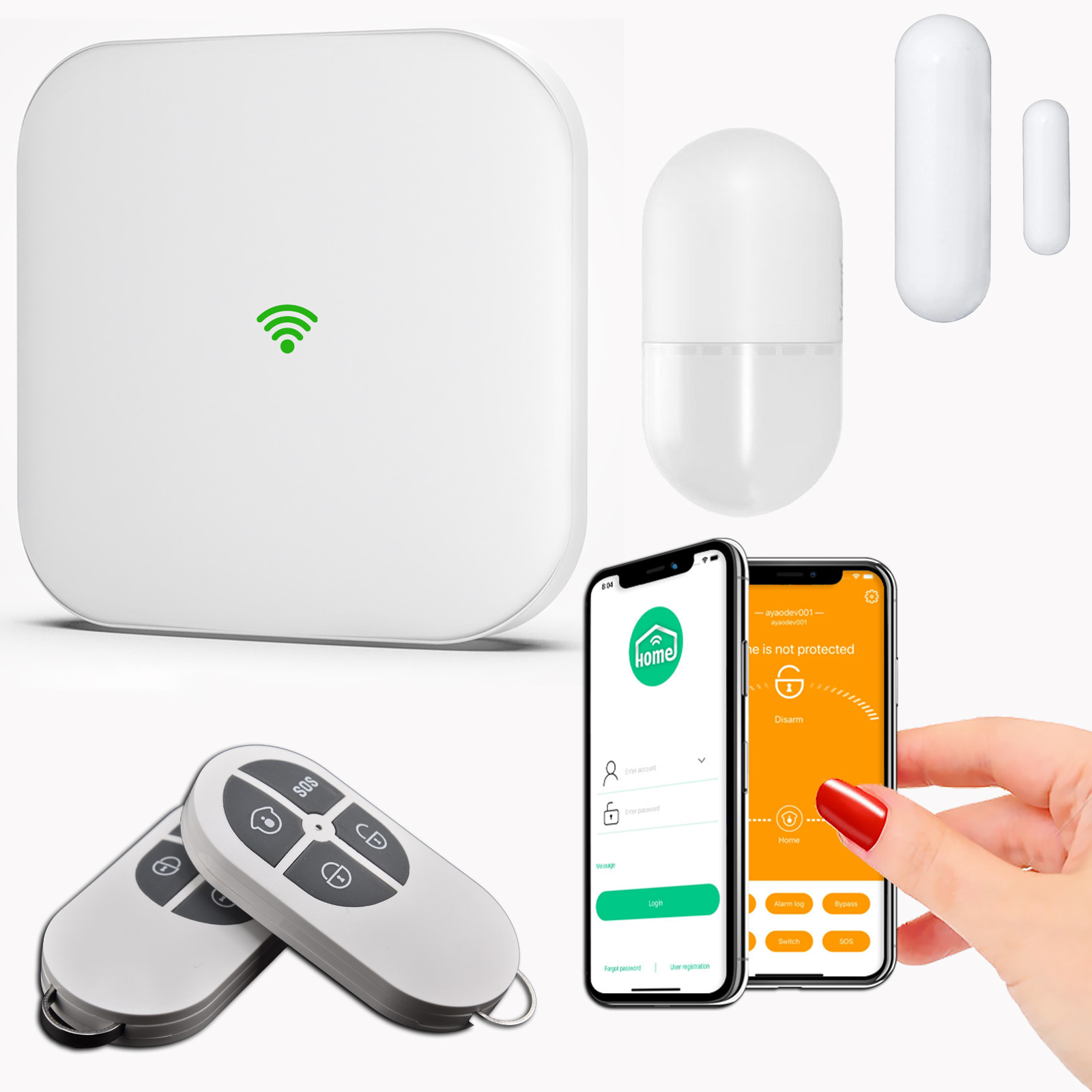 Mini Alarme Maison 4G MA-IV - Sécurisez Votre Domicile Sans Fil